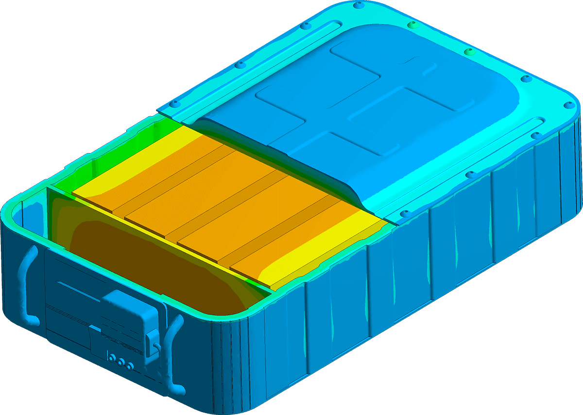High temperature resistant battery case